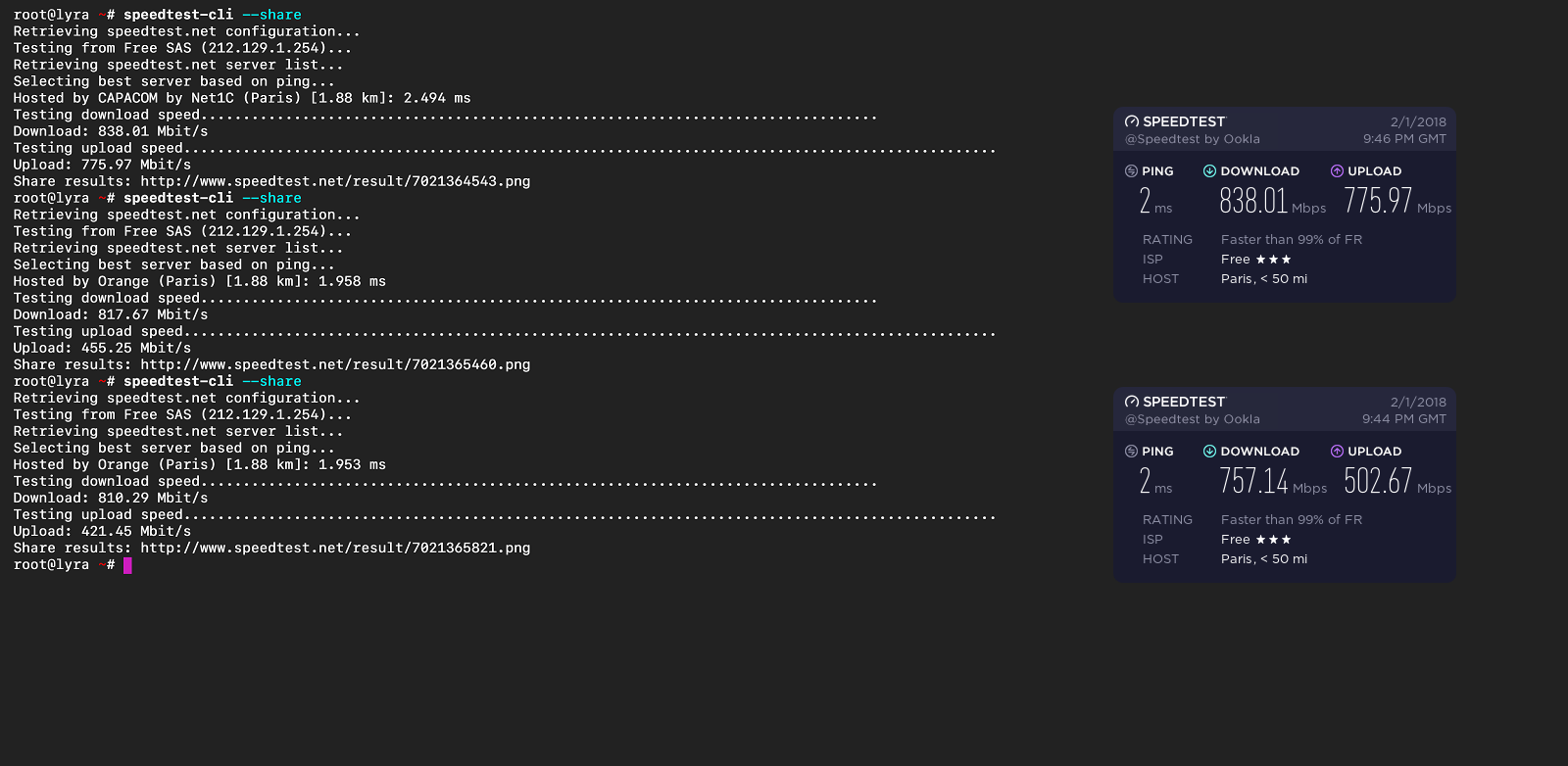 Do a speedtest from your terminal with speedtest-cli · Stan's blog